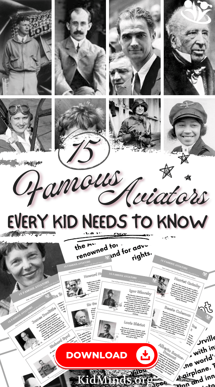 The Most Famous Aviators in History (Free PDF) | KidMinds