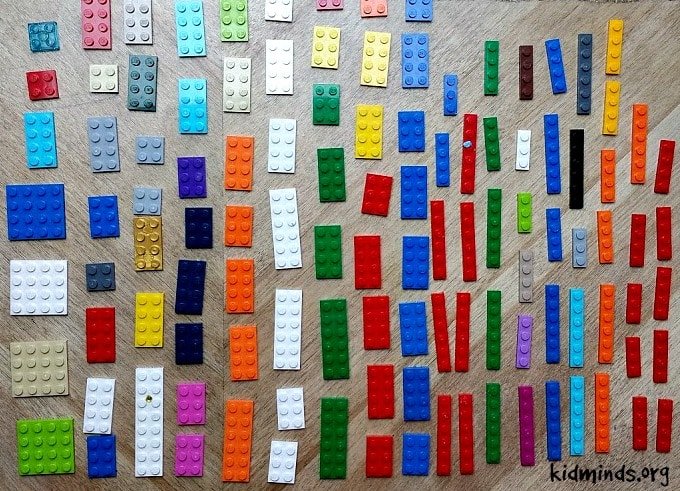 Symmetry and Patterns with LEGO bricks (with Free Printables) | KidMinds