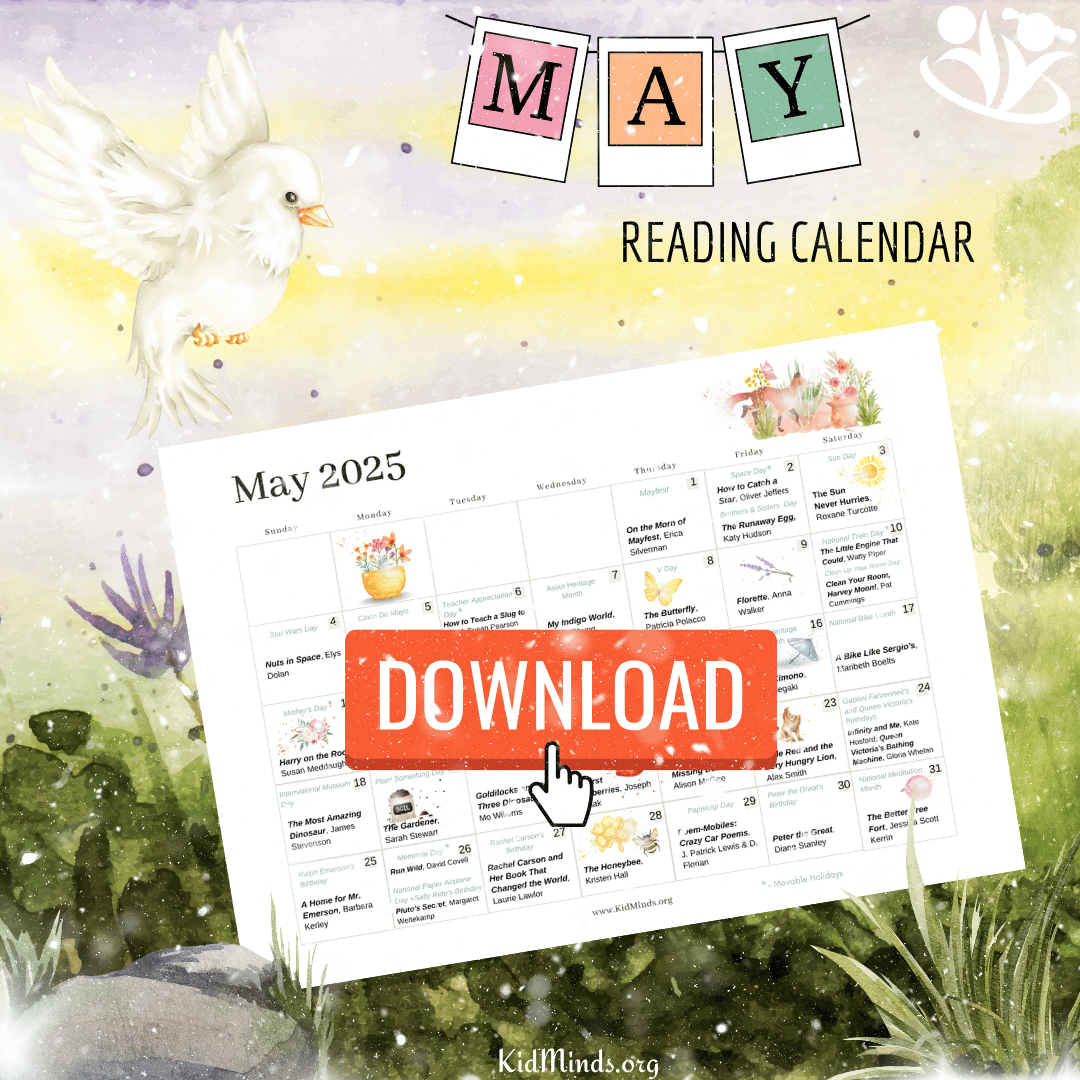 The Best Books to Read in May (FREE CALENDAR) | KidMinds