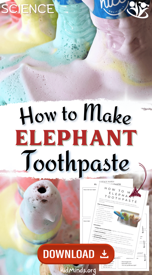 How to Make Elephant Toothpaste (Free PDF) | KidMinds