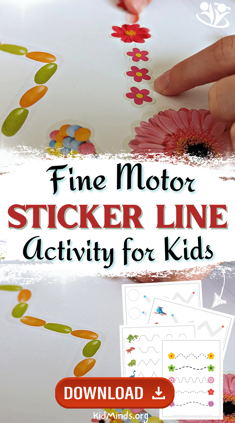The Best Fine Motor Skills Sticker Activity (Free PDF) | KidMinds