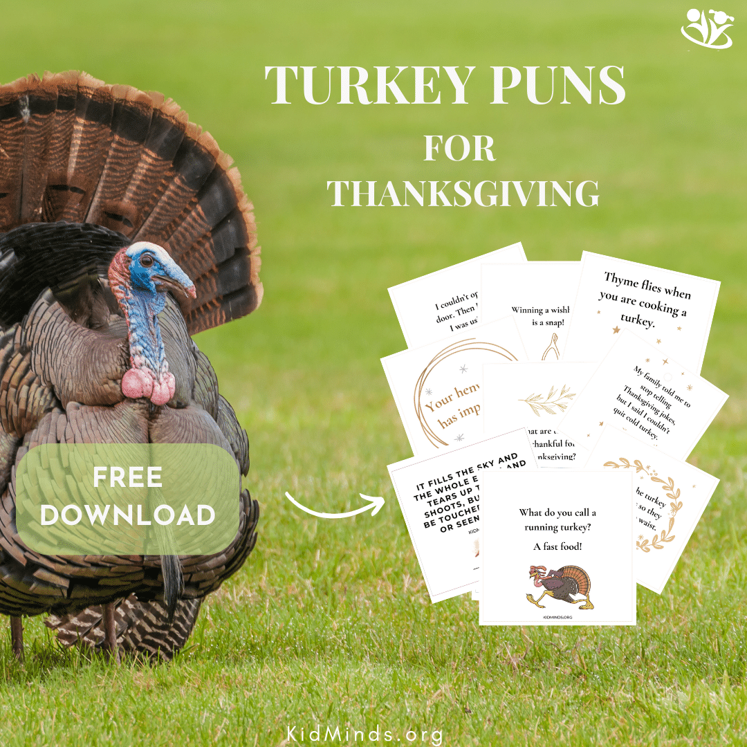 The Best Thanksgiving Jokes for Kids (Free Printable) | KidMinds
