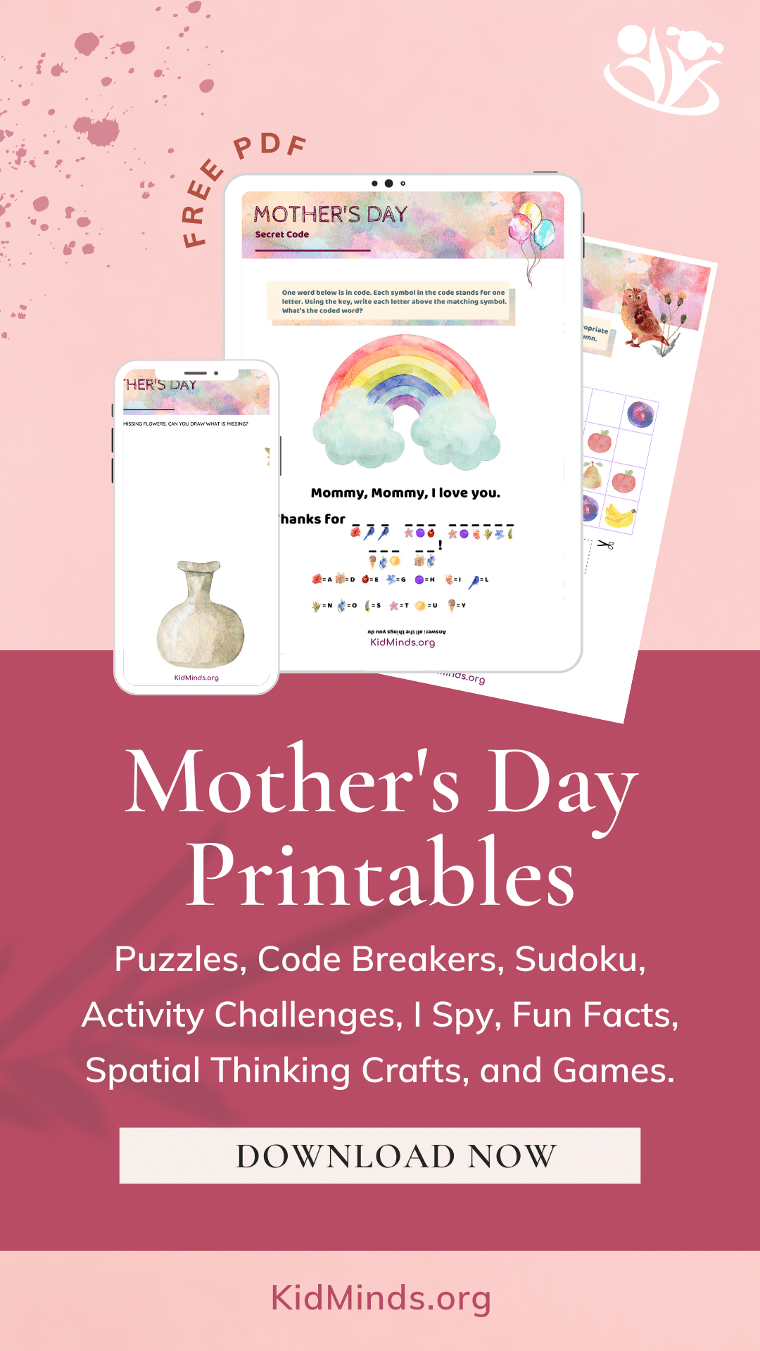 The Best Mother’s Day Activity Pack (Free PDF) | KidMinds