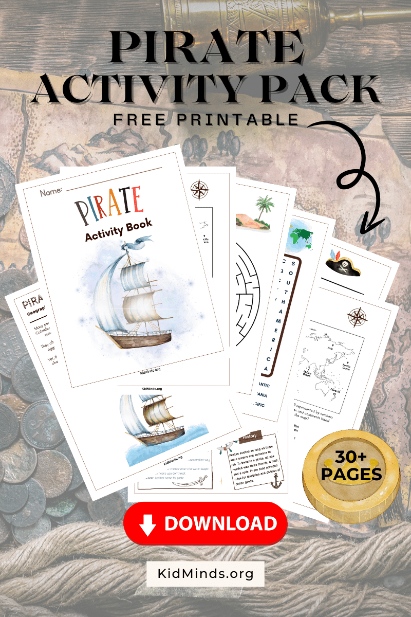 The Best Pirate Activity Pack (Free Printable) | KidMinds