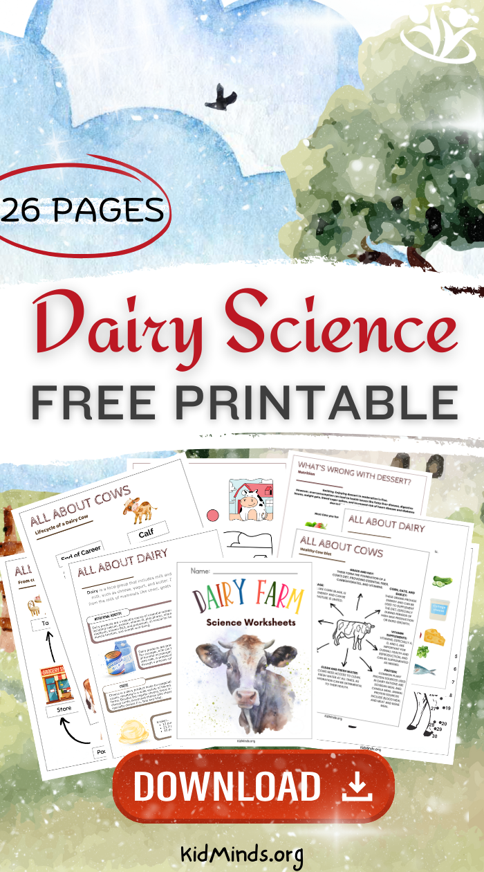 The Best Dairy Farm Science Worksheets (Free PDF) | KidMinds