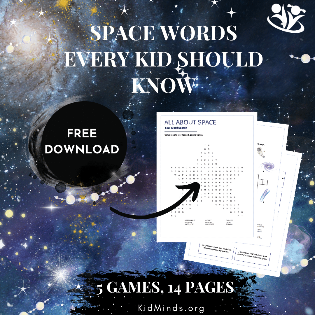 The Best 5 Space Words Games (Free PDF) | KidMinds