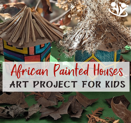 How to Make African Painted Houses (Free PDF) | KidMinds
