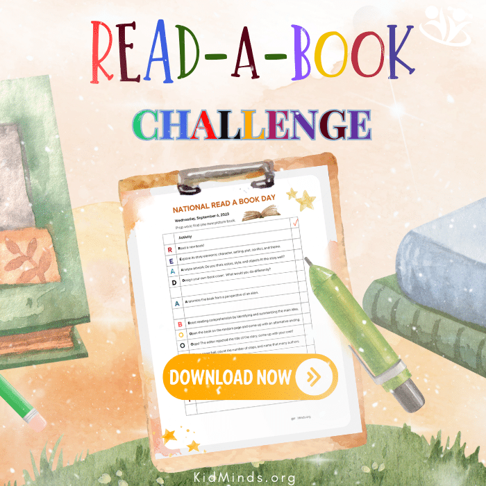 The Best Read-a-Book Day Challenge (Free PDF) | KidMinds