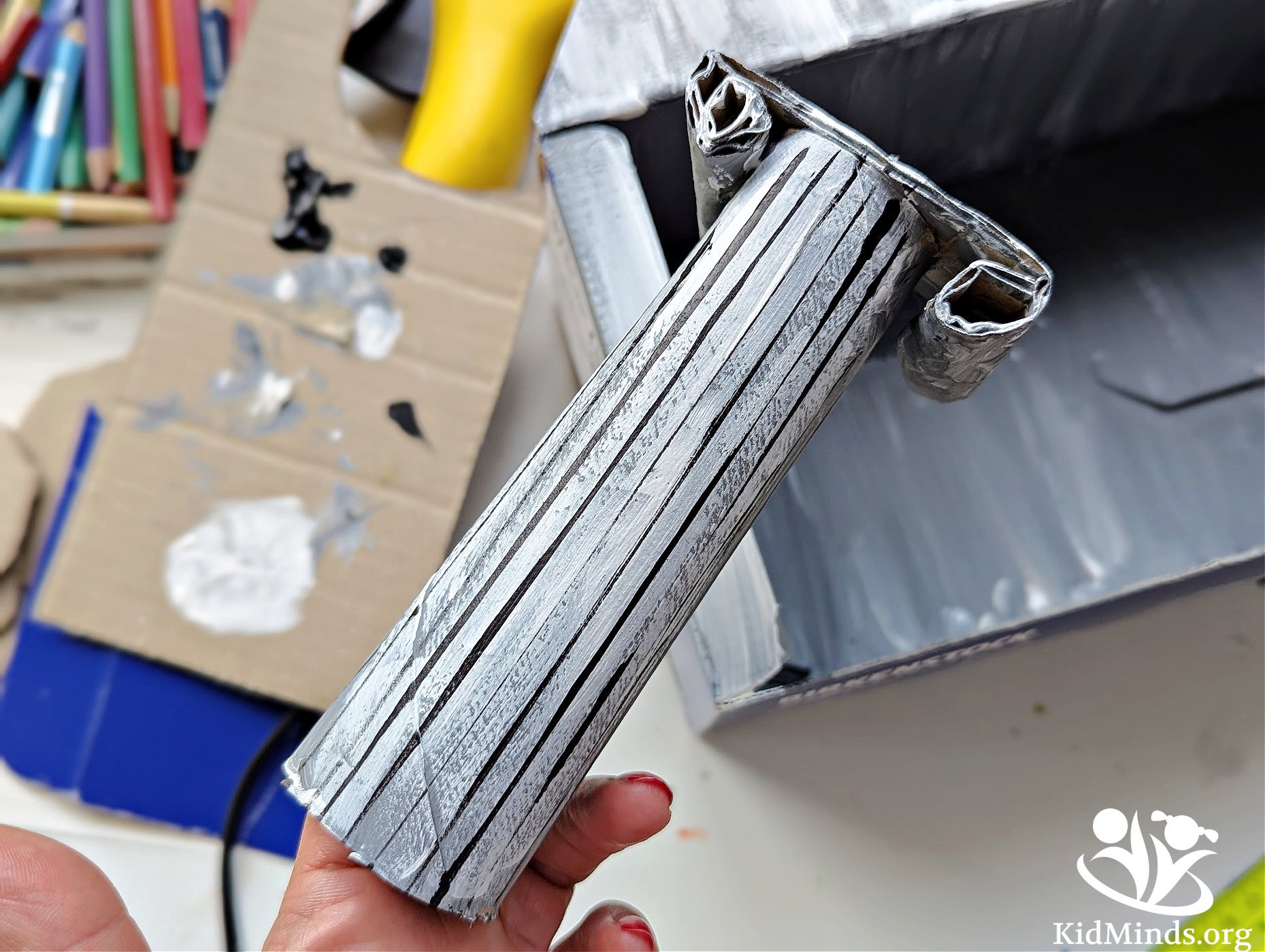 How to Make Ancient Greek Ionic Columns (Free PDF) | KidMinds