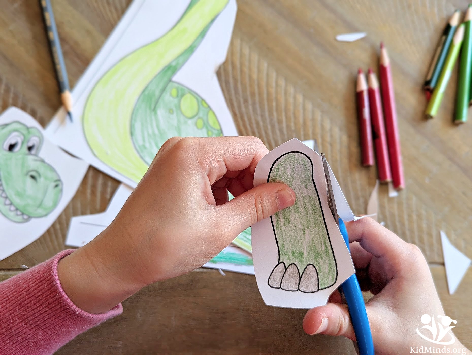 The Best Dinosaur Cut-and-Paste Craft (Free PDF) | KidMinds