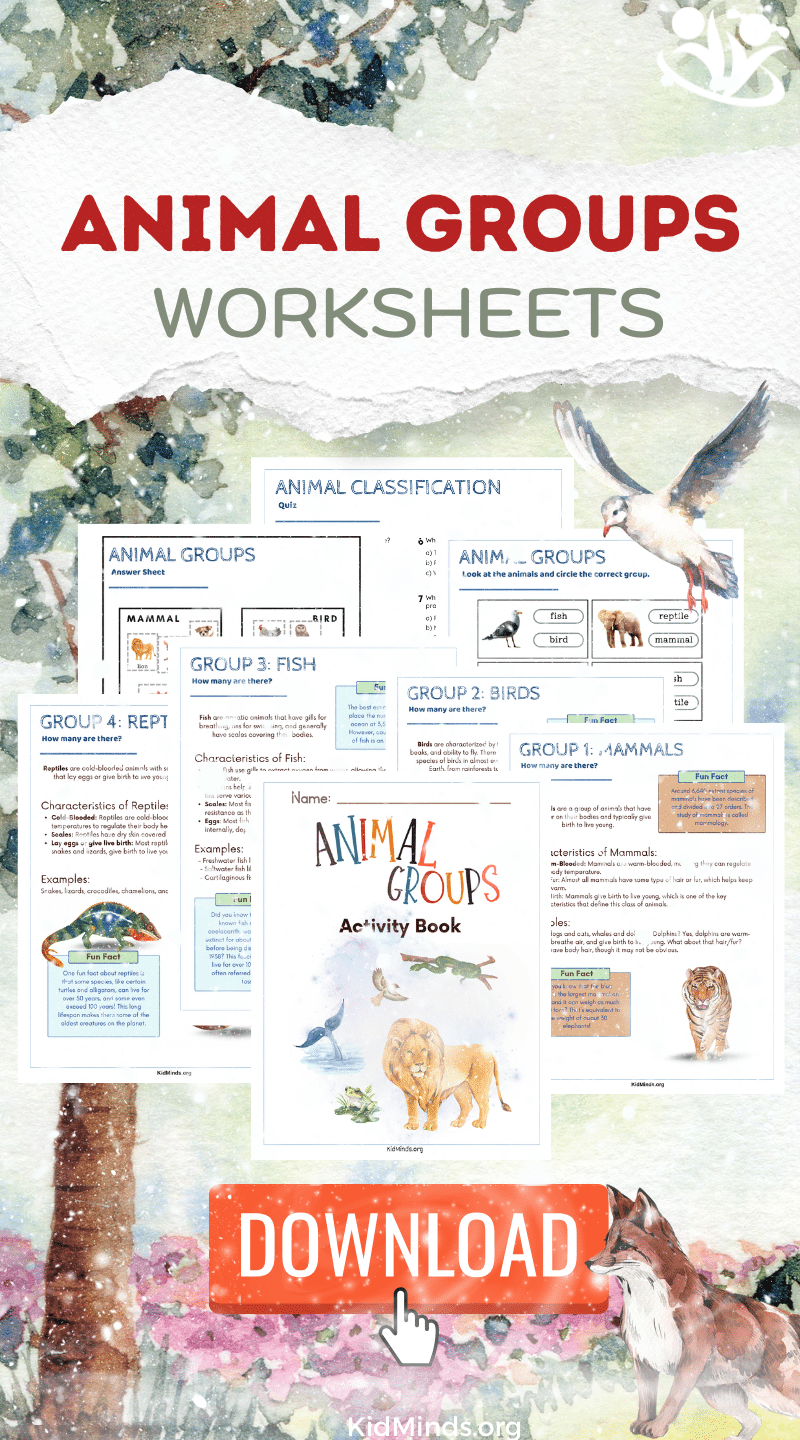 The Best Animal Groups Printables (Free PDF) | KidMinds
