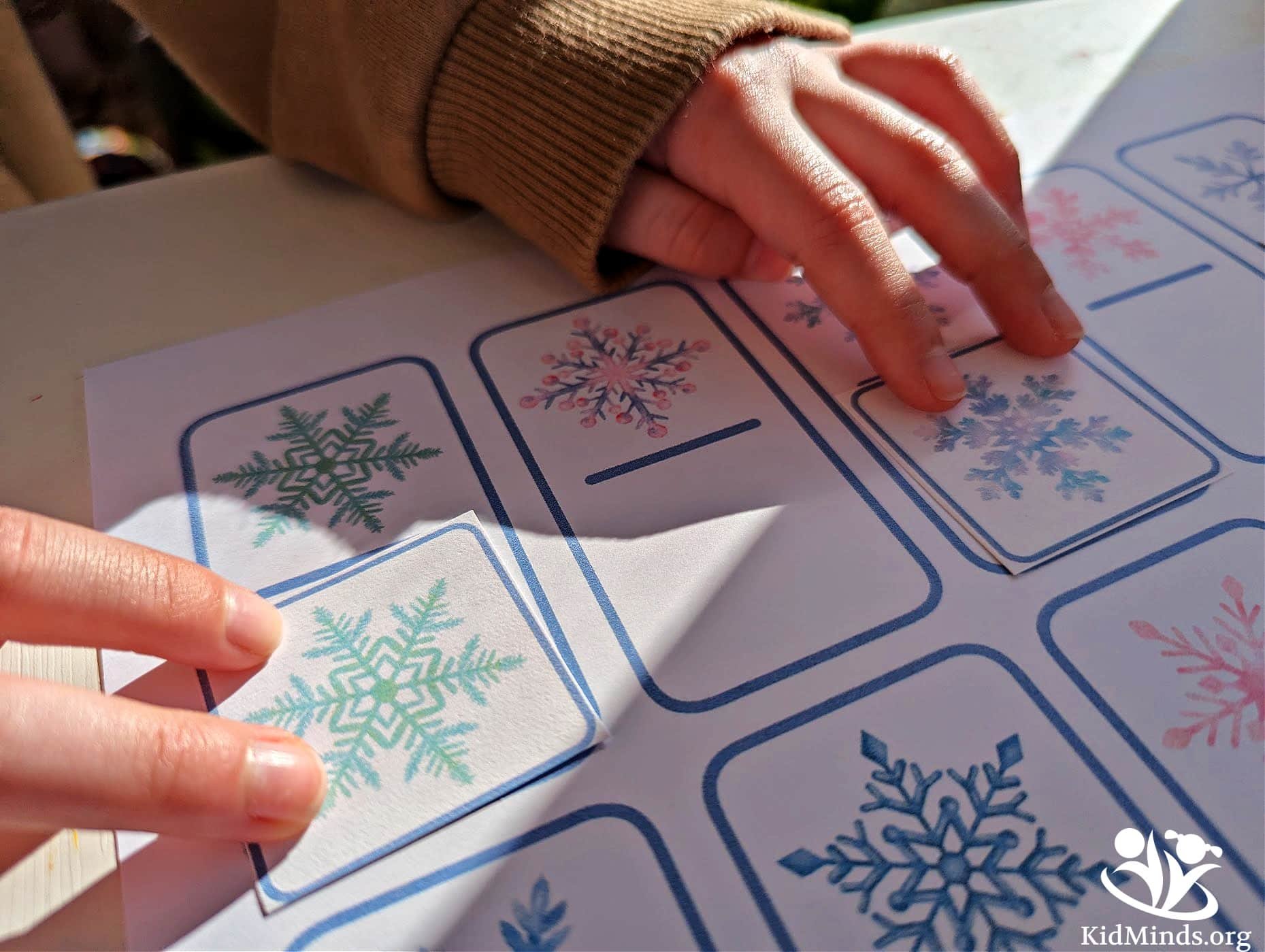 The Best Snowflakes Matching Game (Free PDF) | KidMinds