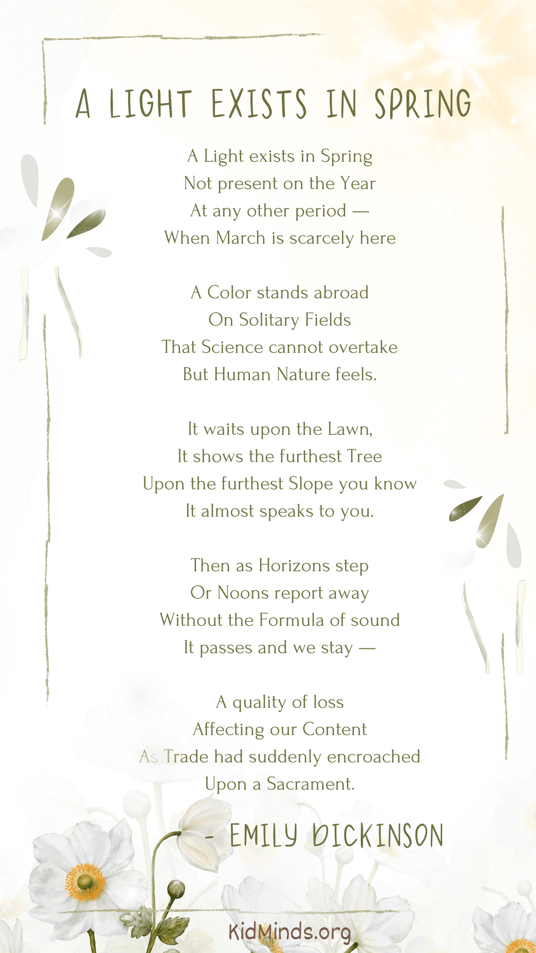 12 Best Poems about the Magic of Spring for Kids | KidMinds