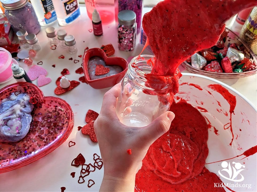 How to Make Valentine’s Day Slime Monsters | KidMinds