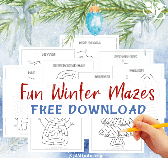 The Best and Most Fun Winter Mazes (Free PDF) | KidMinds