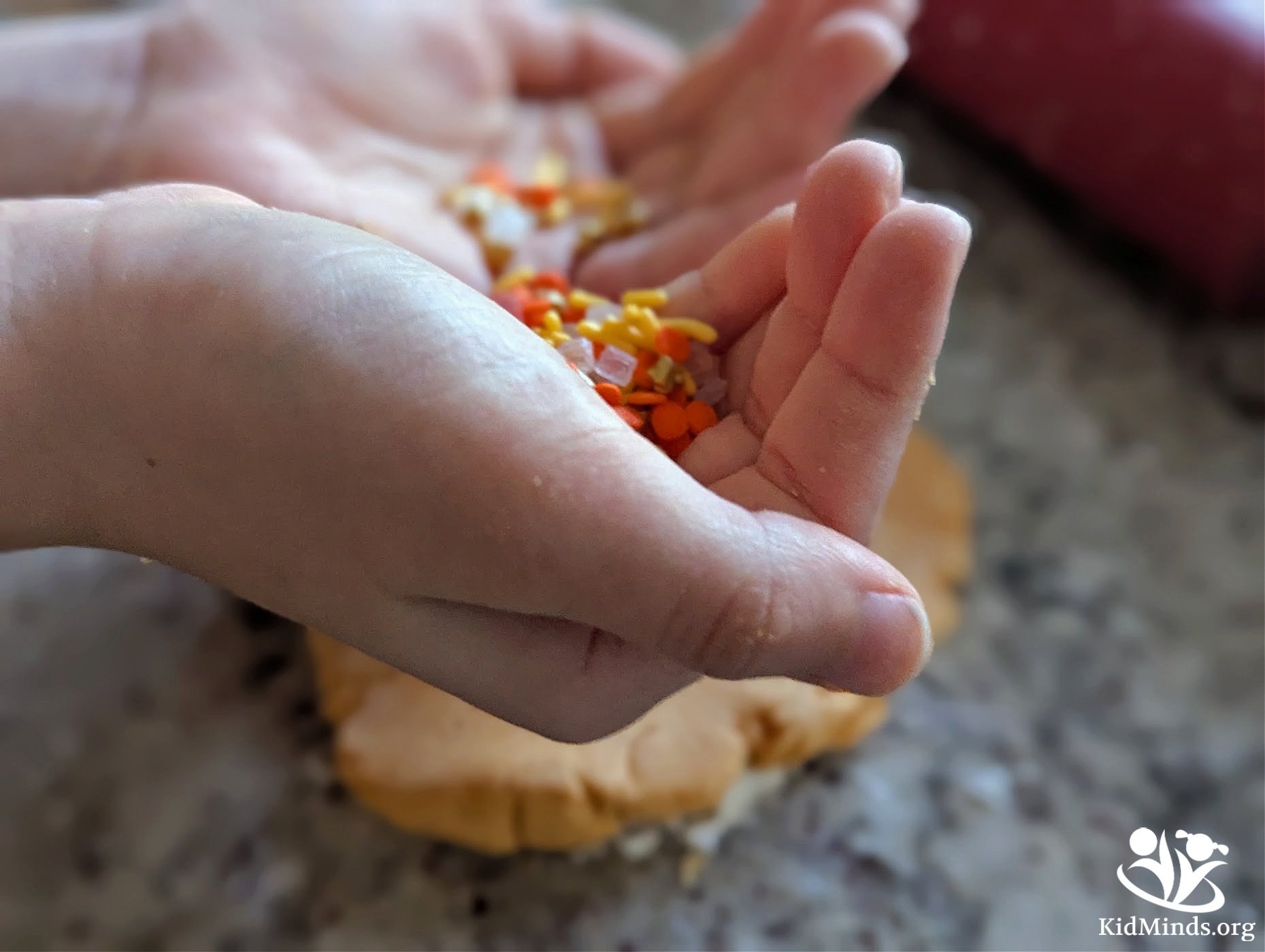 How to Make Pumpkin Playdough (2 Ingredients) | KidMinds