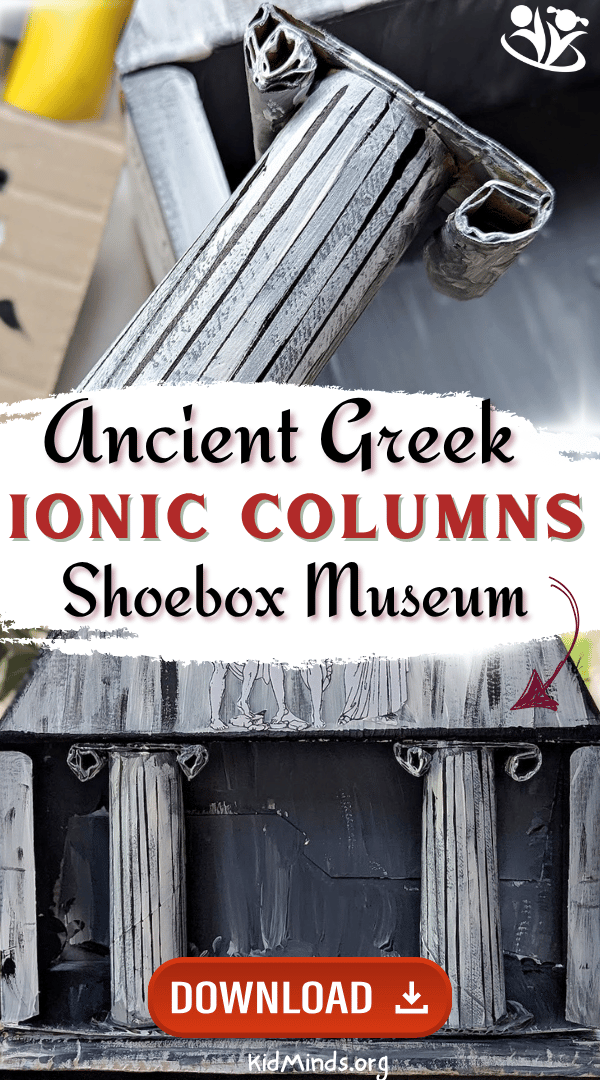 How to Make Ancient Greek Ionic Columns (Free PDF) | KidMinds