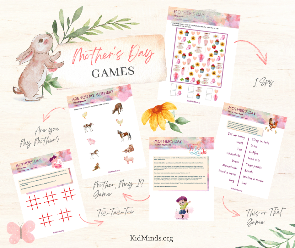 The Best Mother’s Day Activity Pack (Free PDF) | KidMinds