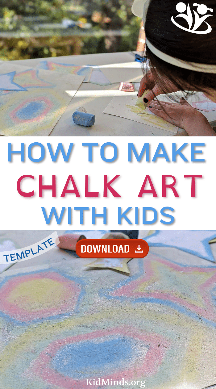 The Best Indoor Chalk Art (with a FREE Template) | KidMinds