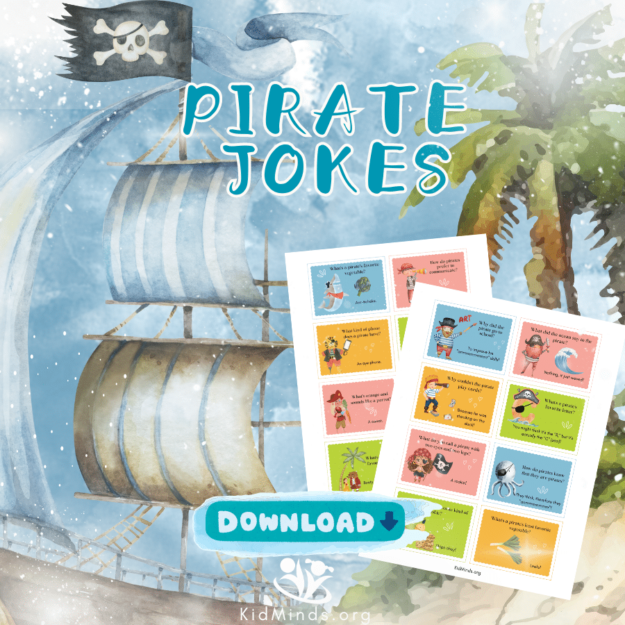 The Best Pirate Jokes for Kids (Free Printable) | KidMinds