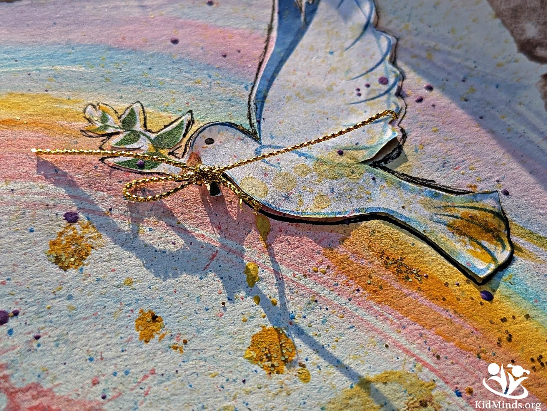 How to Make Peace Dove Art Project (Free PDF) | KidMinds