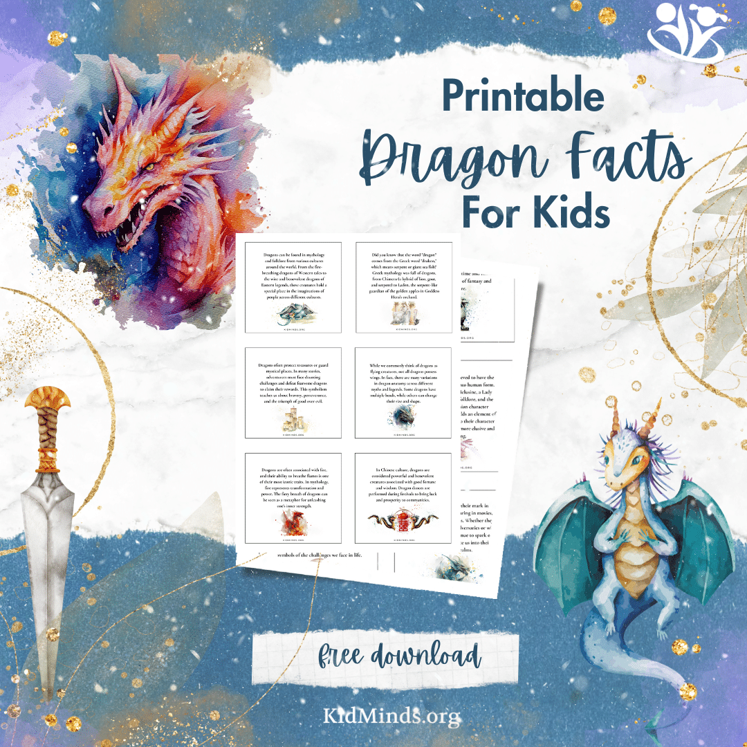 The Best Dragon Facts for Kids (FREE Printable) | KidMinds