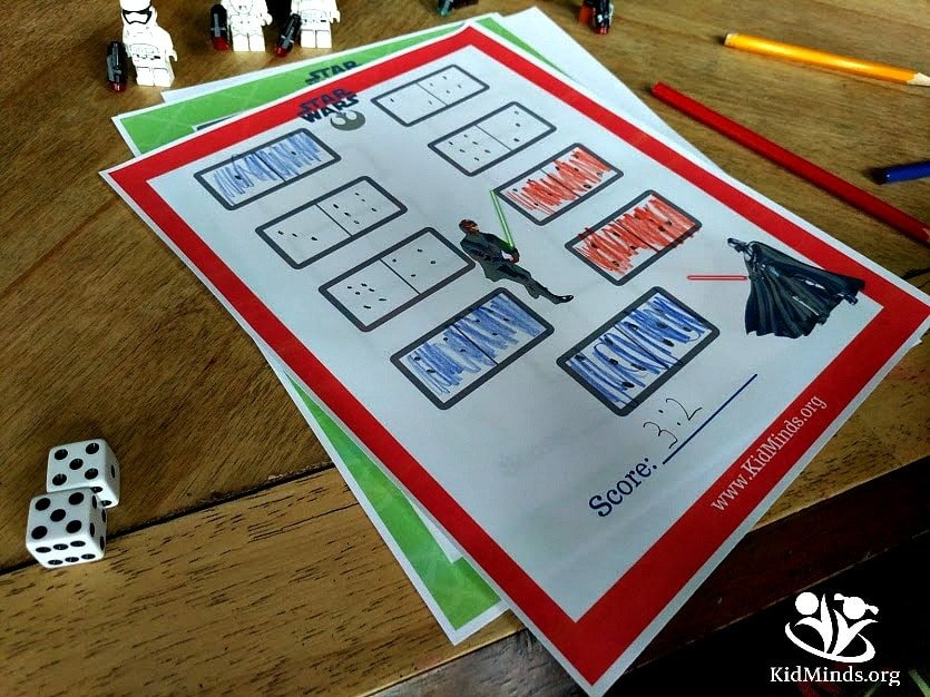 Star Wars Game to Practice Doubles and Near Doubles | KidMinds
