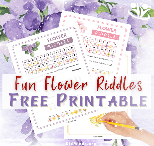The Best Flower Riddles for Kids (Free PDF) | KidMinds