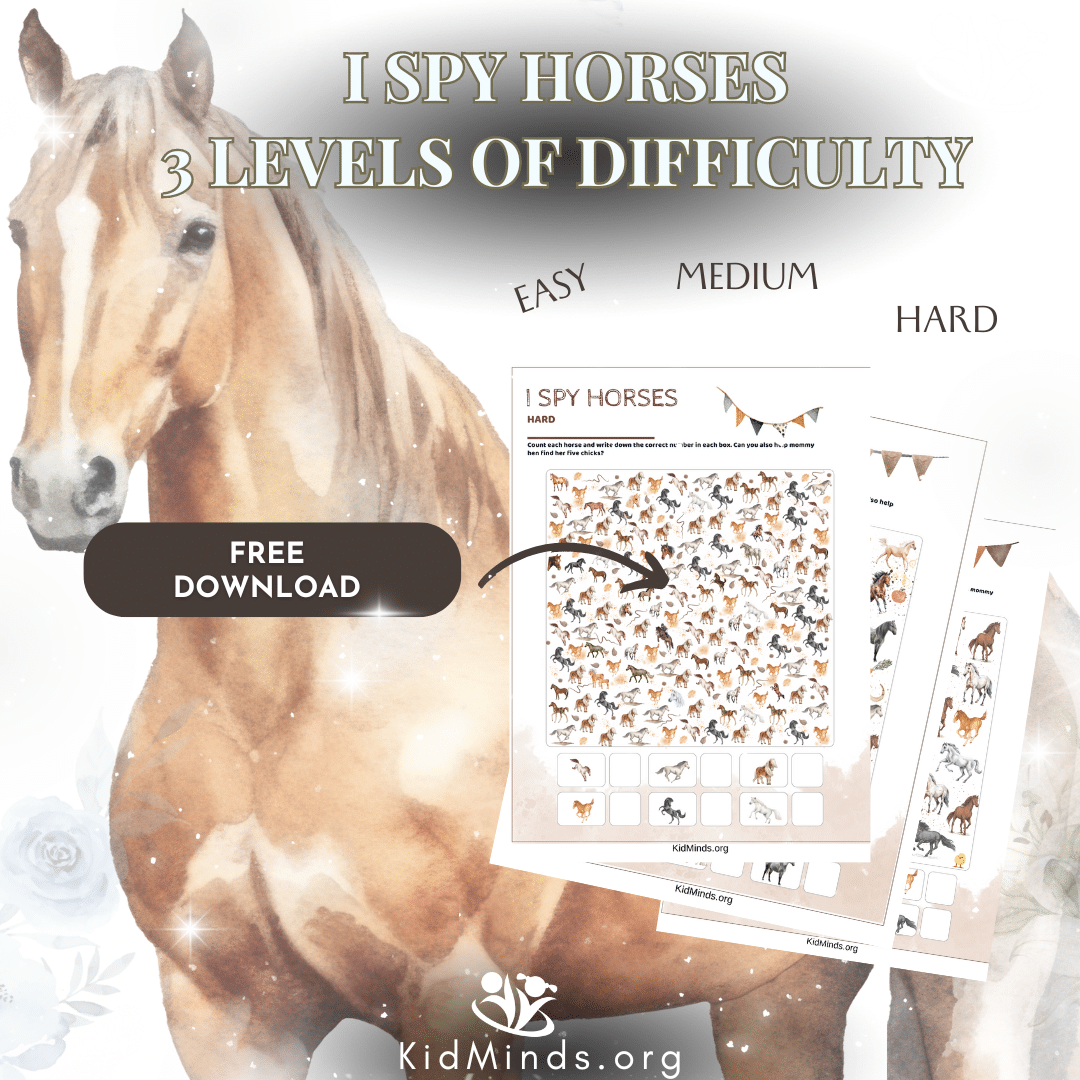 The Best I Spy Horses Pages (Free Printable) | KidMinds
