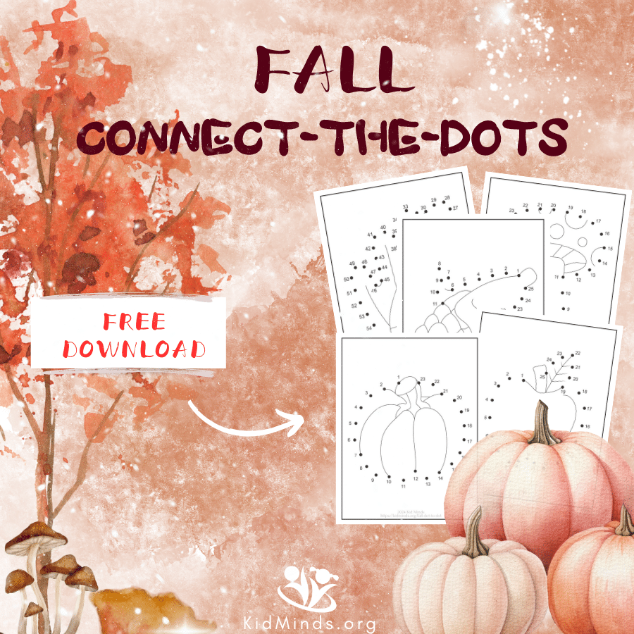 The Best Fall Dot-to-Dot Pages for Kids (Free) | KidMinds
