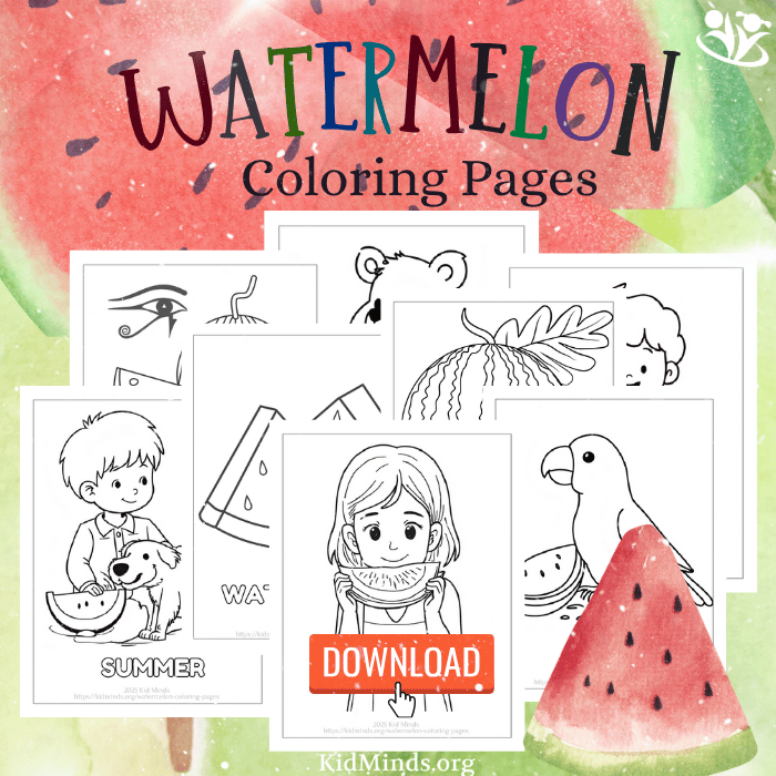 The Best Watermelon Coloring Pages (Free PDF) | KidMinds