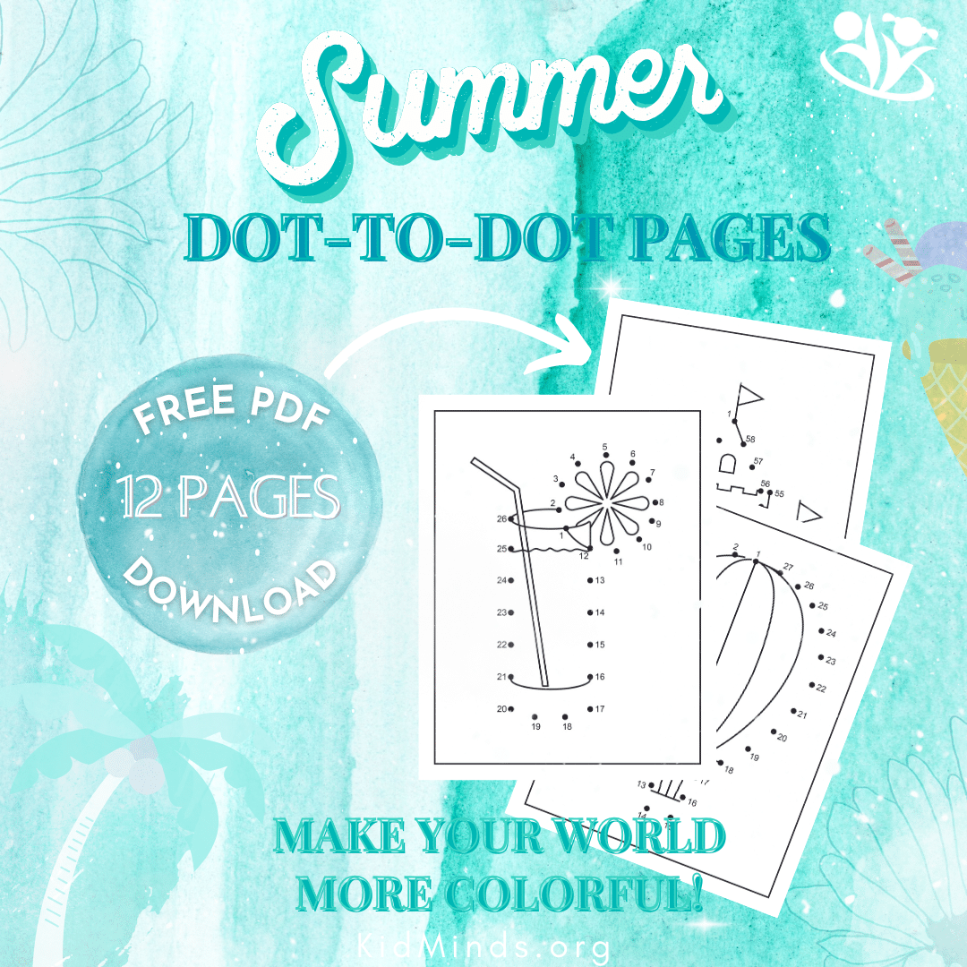 Summer-Inspired Dot-to-Dot: Your Kids Will Love | KidMinds