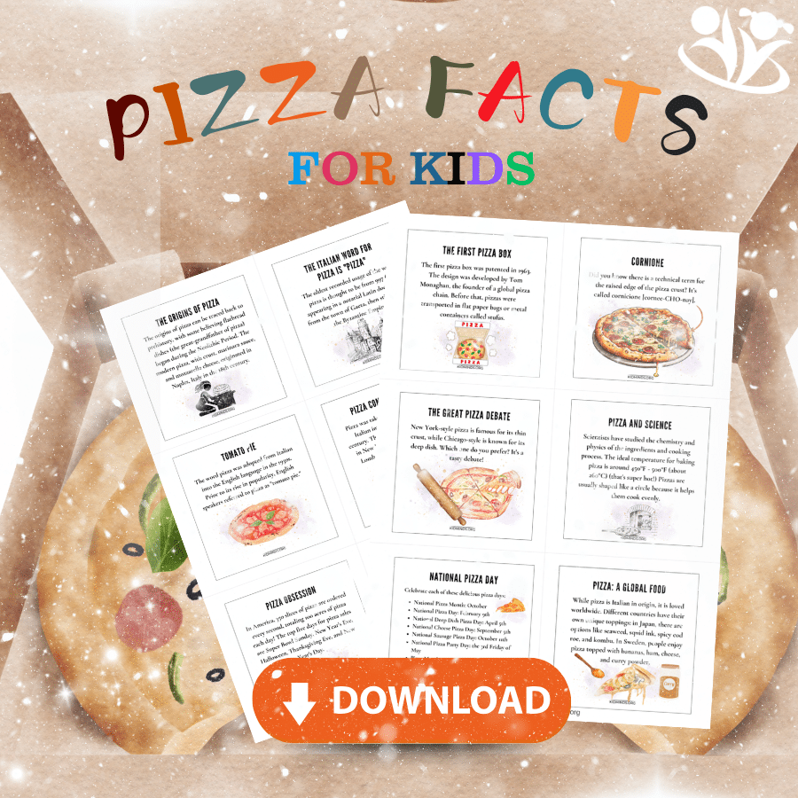 The Best Pizza Facts for Kids (Free PDF) | KidMinds