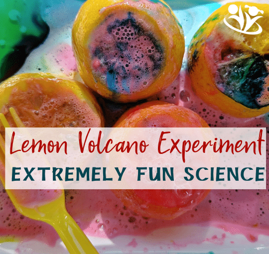 How to Make a Lemon Volcano (+ Printables) | KidMinds