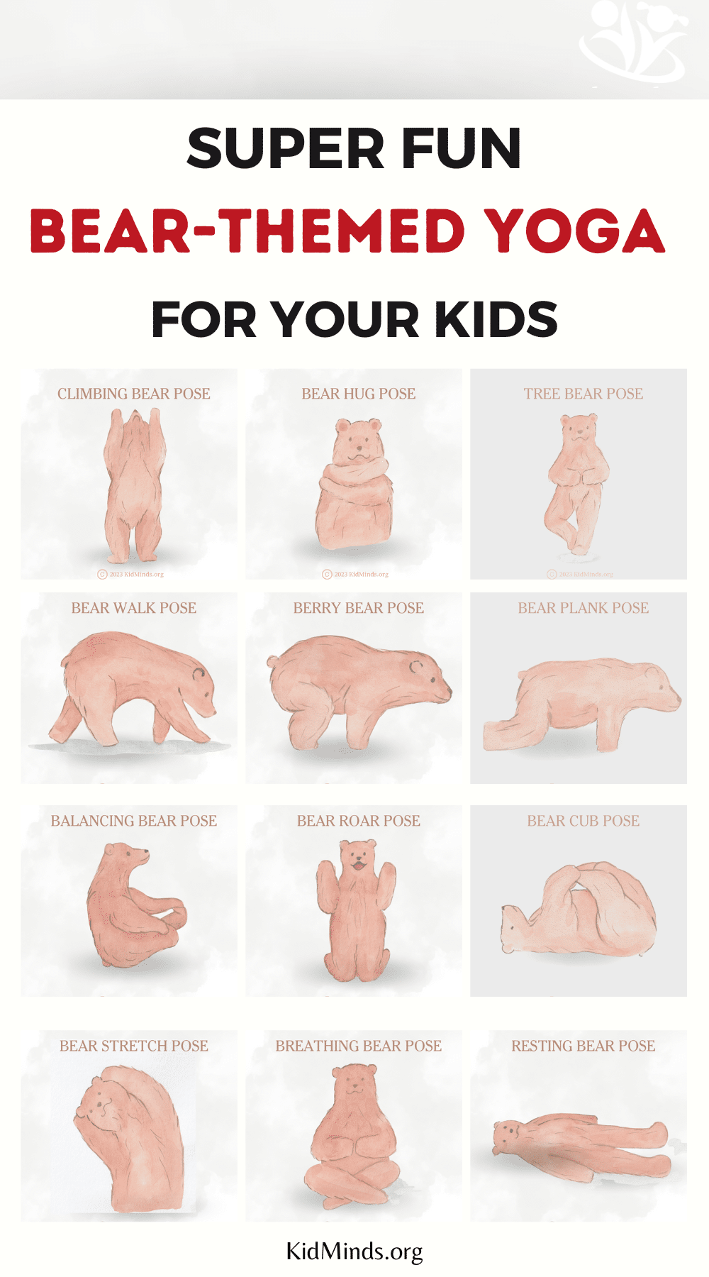 The Best Bear-Themed Yoga for Kids (Free PDF) | KidMinds