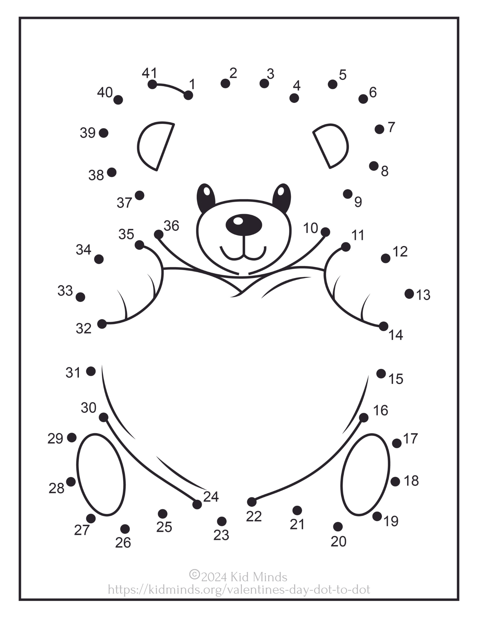 The Best Valentine’s Day Connect-the-Dot (Free PDF) | KidMinds