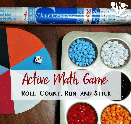 Active Math: Roll, Count, Run and Stick | KidMinds
