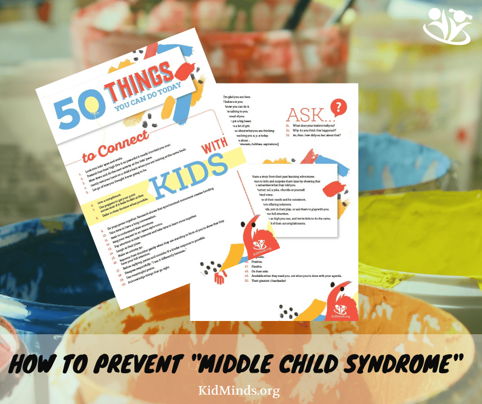 The Best 3 Ways to Prevent “The Middle Child Syndrome”? | KidMinds