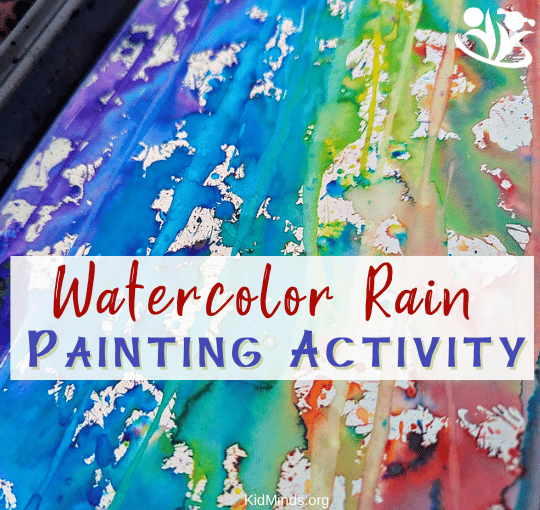 How to Make a Watercolor Rain Painting (Free PDF) | KidMinds