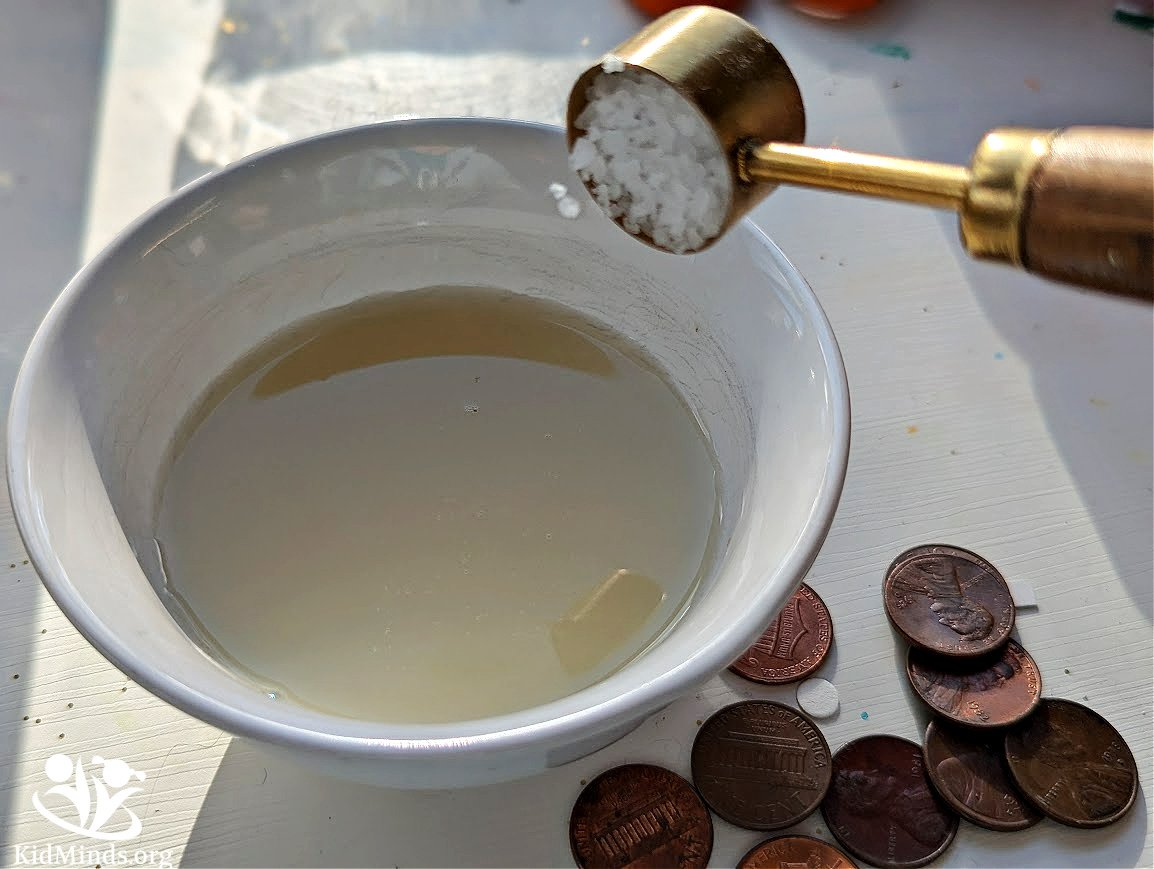How to Make a Penny Shine with Kitchen Magic | KidMinds