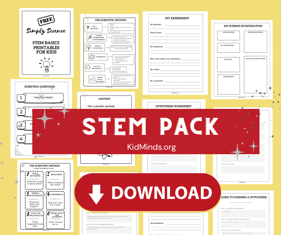 How to Make a Lemon Volcano (+ Printables) | KidMinds