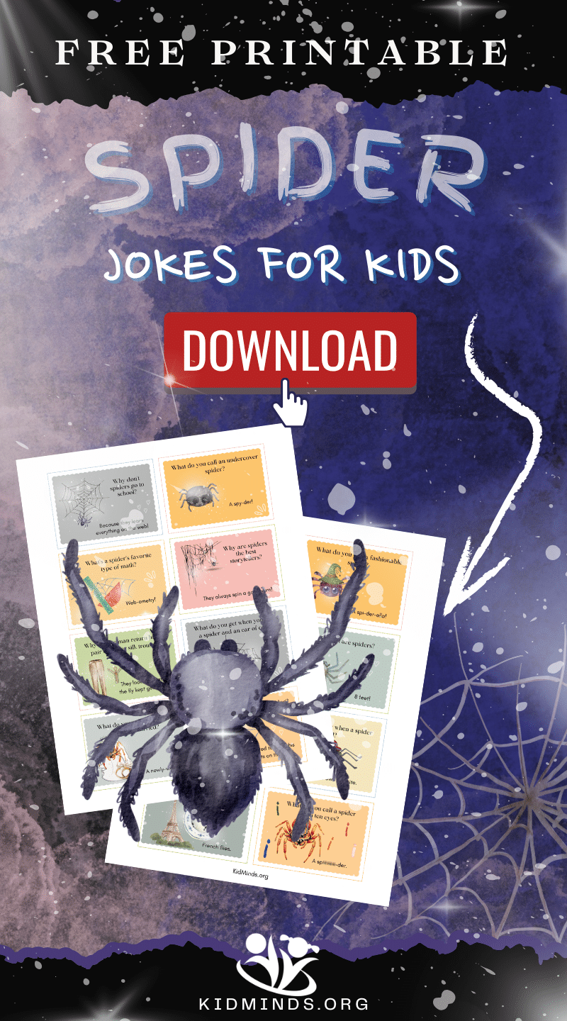 The Best Spider Jokes for Kids (Free Printable) | KidMinds