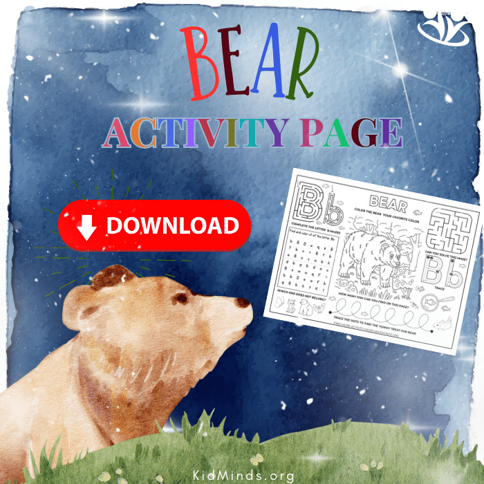 The Best Bear Activity Page (FREE Printable) | KidMinds