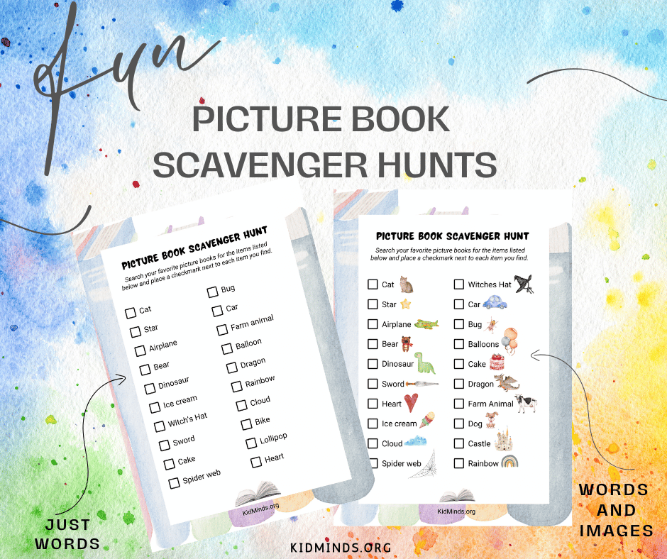 Simple but Incredibly Good Scavenger Hunts for Picture Book Month ...