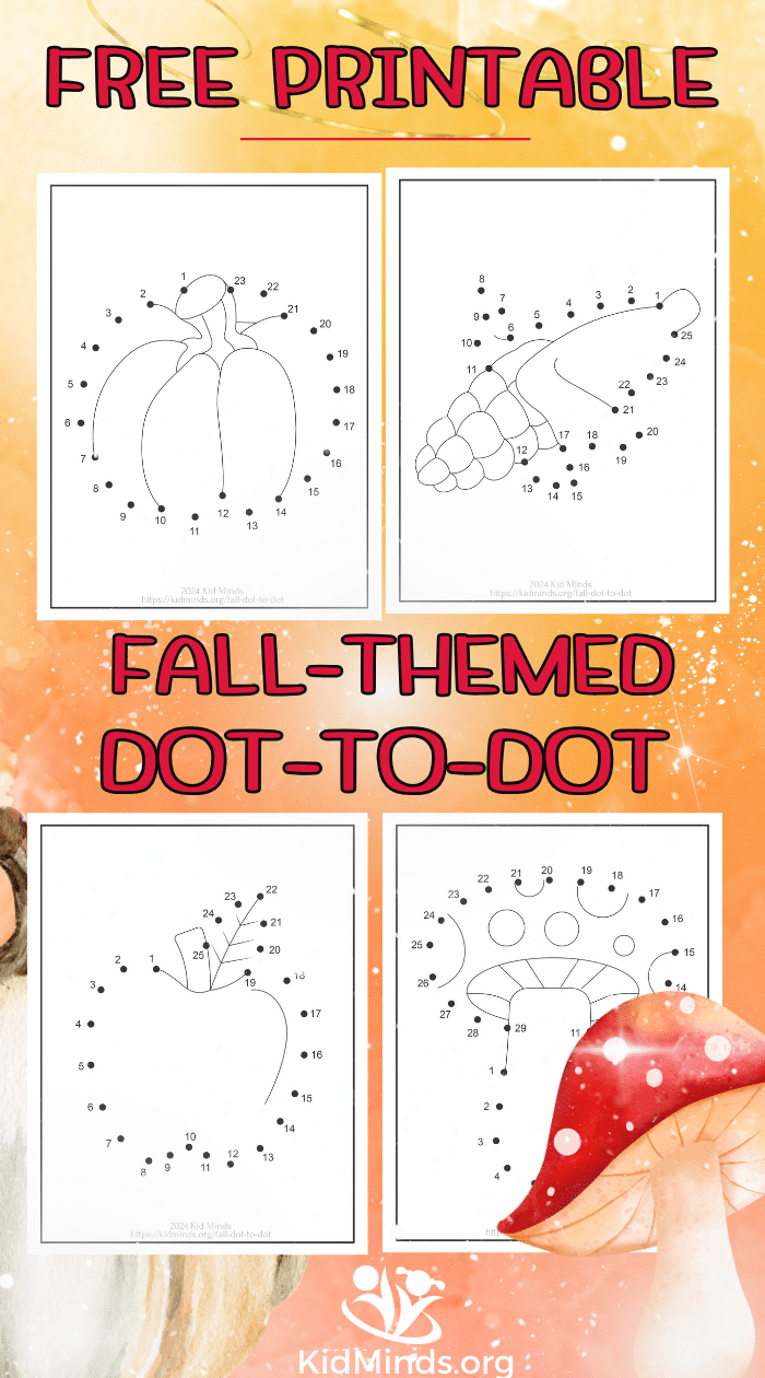 The Best Fall Dot-to-Dot Pages for Kids (Free) | KidMinds