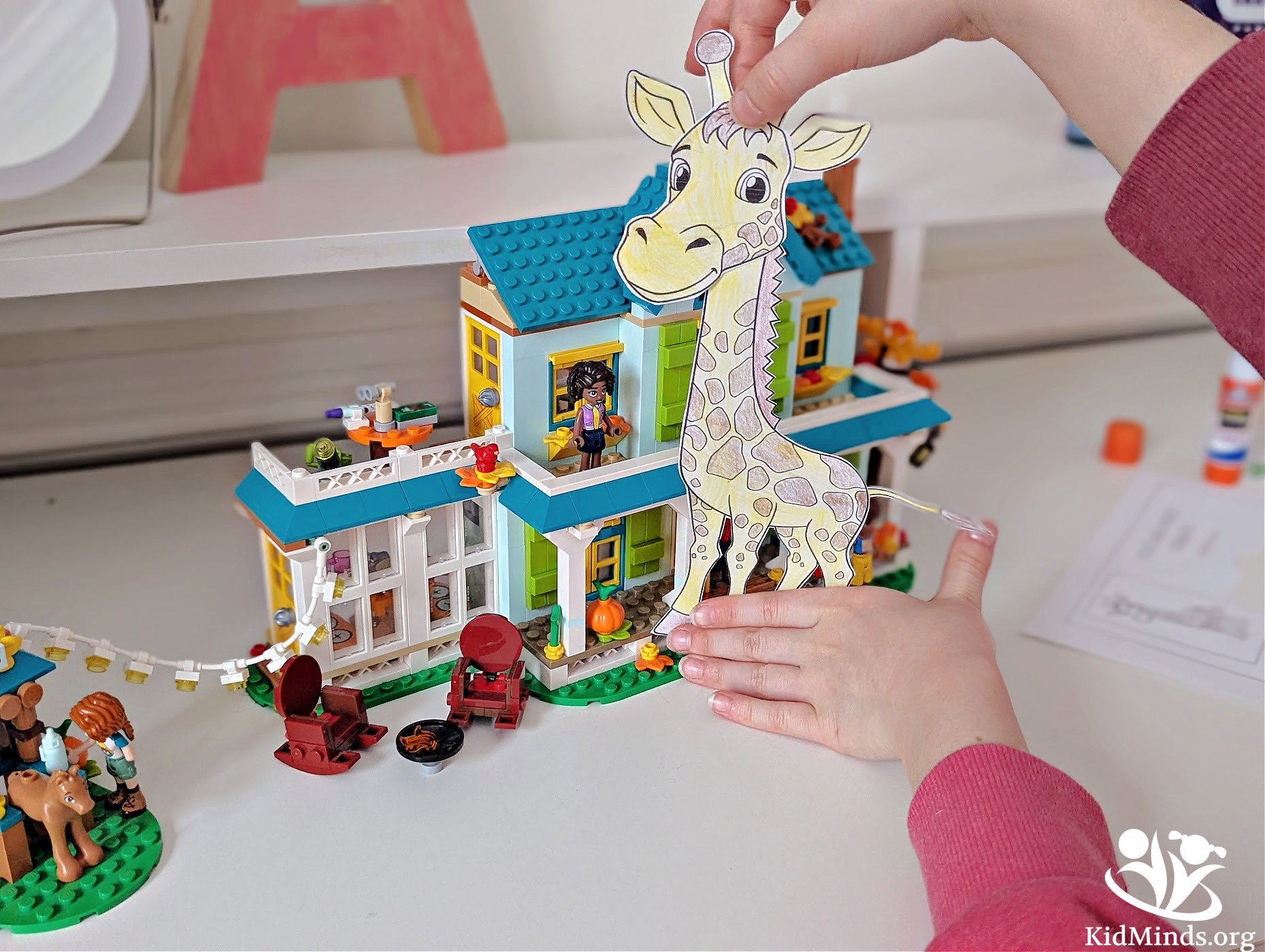 The Best Giraffe Cut-and-Paste Craft – Free PDF | KidMinds