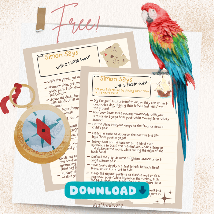 The Best Pirate Brain Breaks for Kids (Free Printable) | KidMinds