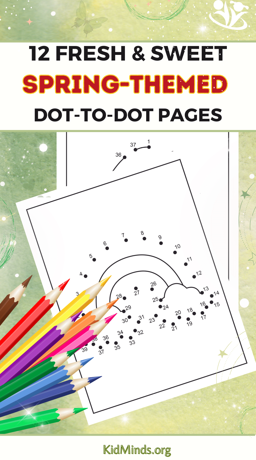 The Ultimate Collection of Spring-Inspired Dot-to-Dot Pages | KidMinds