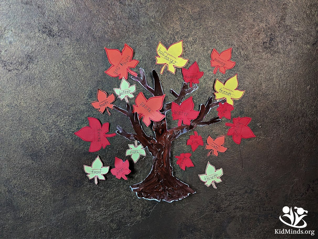 How to Make a Thankful Tree (Free PDF) | KidMinds