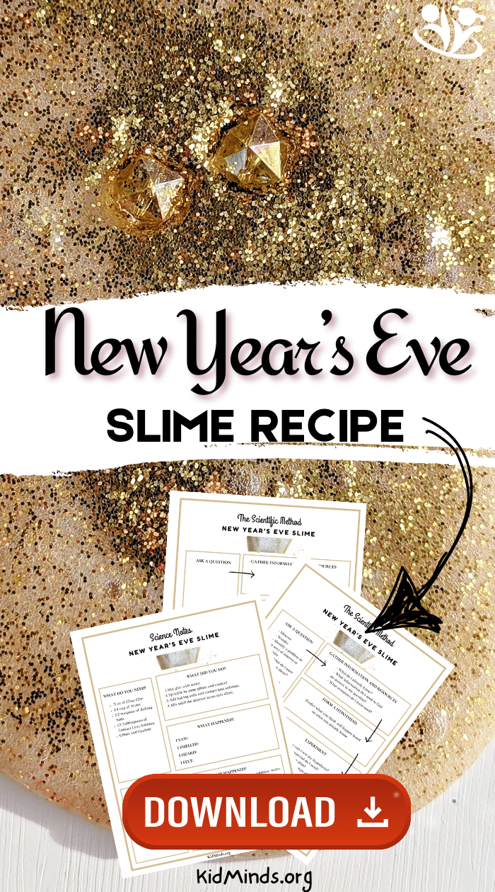 How to Make New Year’s Eve Slime (Free PDF) | KidMinds